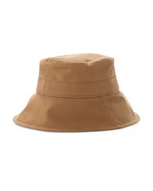 Moncler Logo Patch Bucket Hat - Bronze
