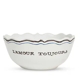 JULISKA L'amour Toujours Cereal/ice Cream Bowl - White