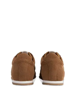 TOTEME Flex Suede Sneakers - Copper