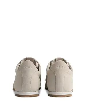 TOTEME Flex Suede Sneakers - Stone