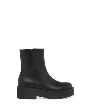 GIANVITO ROSSI Hiro Bootie - Black Leather