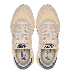 AUTRY Reelwind Low Top Sneakers - Ecru/blue