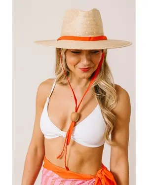 SUNSHINE TIENDA Rancher Palm Straw Hat