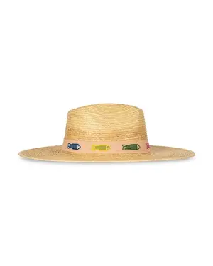 SUNSHINE TIENDA Palm Straw Sun Hat