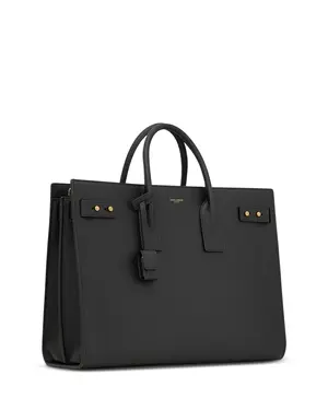 Saint Laurent Sac De Jour Thin Large Bag - Noir