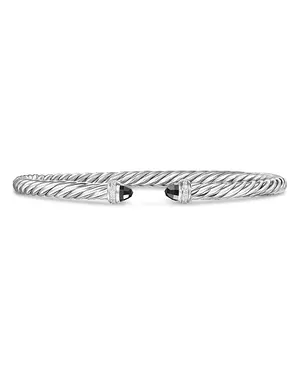 David Yurman Cablespira Flex Bracelet - Black/silver