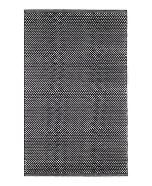 DASH & ALBERT BY ANNIE SELKE Dash Albert Annie Selke Da971 Herringbone Indoor/outdoor Area Rug, 4'0x6'0 - Black