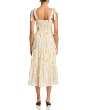 Moon River Tiered Midi Dress