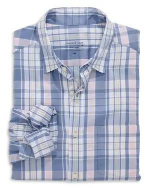 Vineyard Vines Beachcomber Plaid Performance Shirt