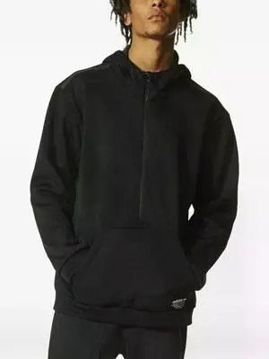 Adidas Zip-neck Hoodie - Black