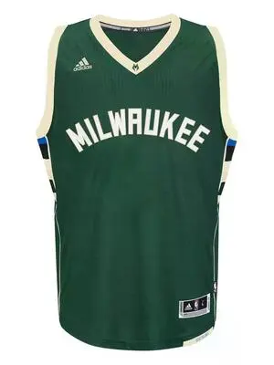 Adidas V-neck Swingman T-shirt - Green