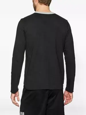 Adidas Long-sleeve T-shirt With Three-stripe Detail