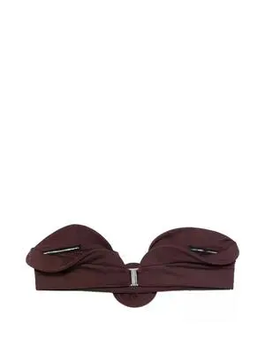 Magda Butrym Rosette-detail Bandeau Bikini Top