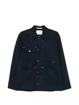PAOLO PECORA Buttoned Patch-pocket Overshirt