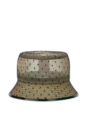 Valentino Garavani Polka-dot Bucket Hat - Neutrals