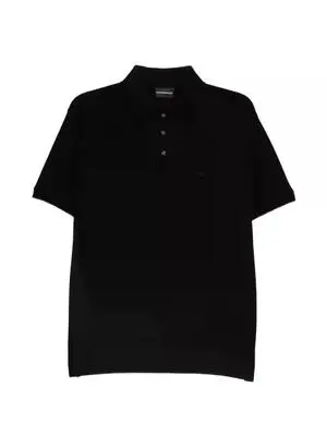 Emporio Armani Logo-embroidered Polo Shirt