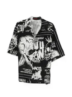 LỰU ĐẠN Skull-print Shirt