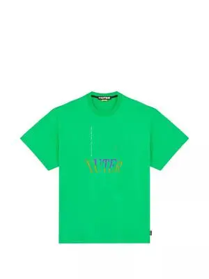 IUTER Hand Graphic-detail Cotton T-shirt - Green