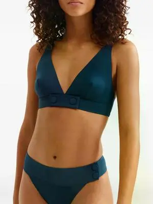 ERES V-neck Bikini Top - Blue