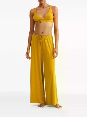 ERES Charme Button-detail Bikini Top - Yellow