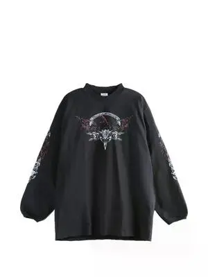 Vetements Graphic Sweatshirt - Black