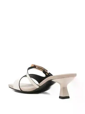 DONNARÌ Buckle Leather Sandals