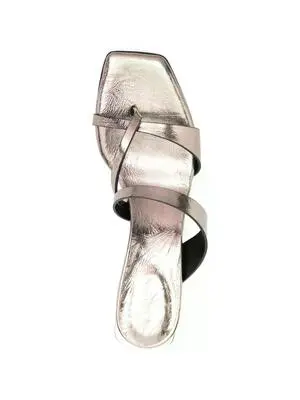 DONNARÌ Leather Strappy Sandals