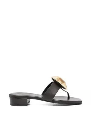 DONNARÌ Geometric-appliqué Sandals