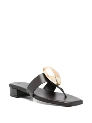 DONNARÌ Geometric-appliqué Sandals