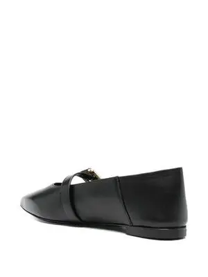 Moschino Buckle Strap Ballet Flats
