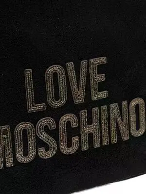 Moschino Embellished Lettering Tote