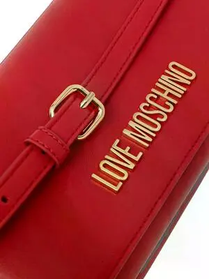 Moschino Logo-lettering Crossbody Bag - Red