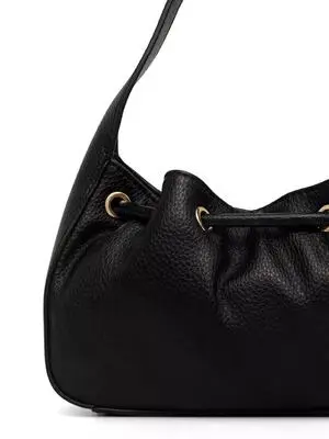 Moschino Logo-plaque Shoulder Bag - Black
