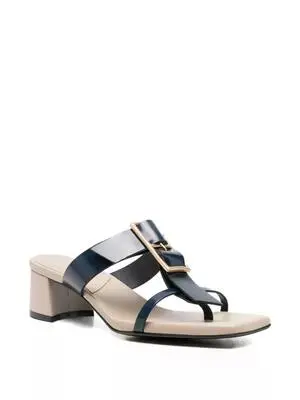 DONNARÌ Buckle Leather Sandals