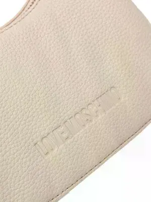 Moschino Embossed Logo Shoulder Bag