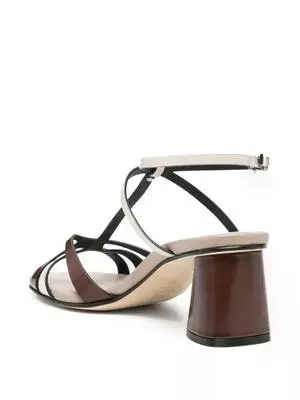 DONNARÌ Leather Strappy Sandals