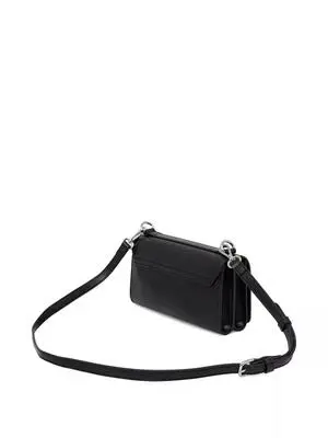 Moschino Logo-plaque Cross Body Bag - Black