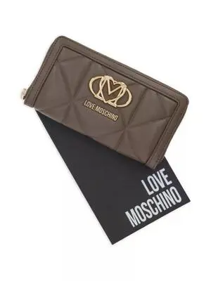 Moschino Quilted Zipped Wallet