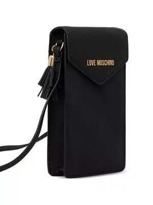 Moschino Tassel-detail Adjustable-strap Phone Bag