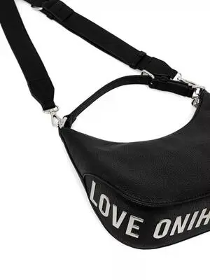 Moschino Logo-lettering Cross Body Bag - Black