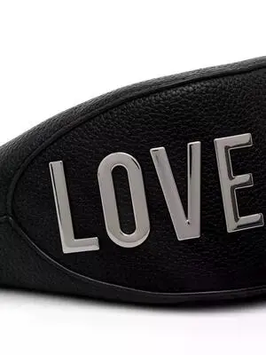 Moschino Logo-lettering Cross Body Bag - Black