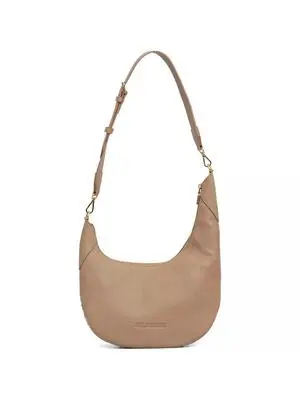 Moschino Grained Adjustable Shoulder Bag - Neutrals