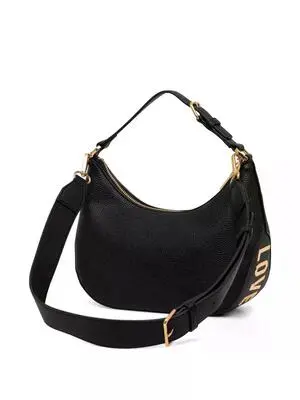Moschino Logo-lettering Cross Body Bag - Black