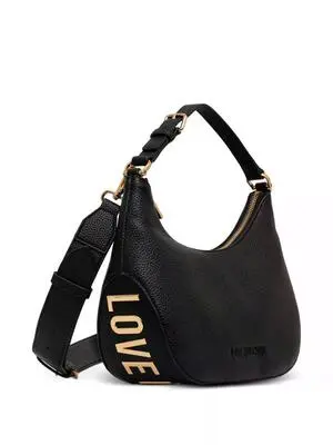 Moschino Logo-lettering Cross Body Bag - Black
