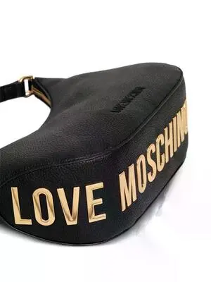 Moschino Logo-lettering Cross Body Bag - Black