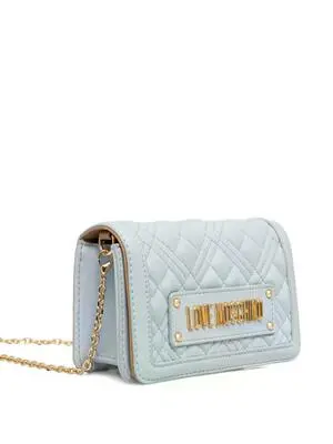 Moschino Quilted Cross Body Bag - Blue