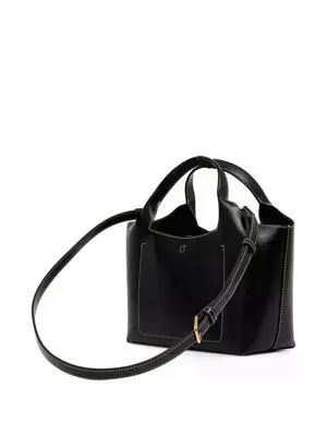 Moschino Logo-plaque Top Tote - Black