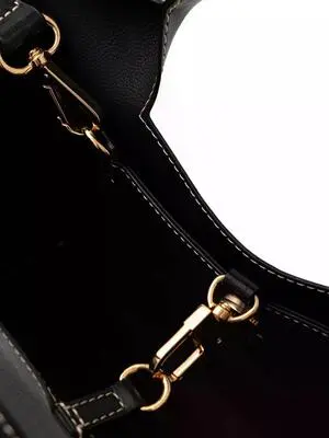 Moschino Logo-plaque Top Tote - Black