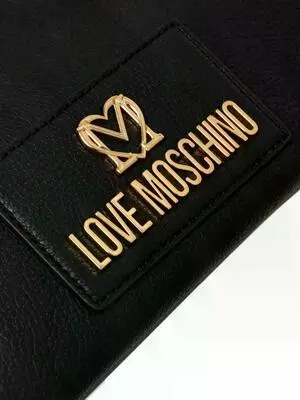 Moschino Logo-plaque Tote Bag - Black