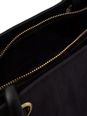 Moschino Braided-handle Heart-detail Tote Bag